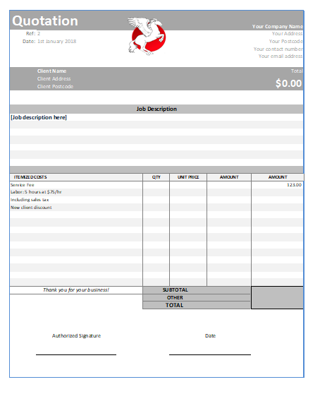 Cleaning Quotation Template